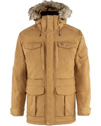 Brown Parka Jackets for Men - Lyst