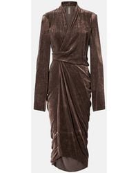 Rick Owens Midi Dresses in Black | Lyst UK