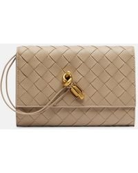 Bottega Veneta Andiamo Boat Pouch in Black | Lyst