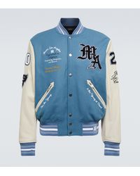 Amiri Dj Preemo Wool-blend Varsity Jacket in Black for Men | Lyst