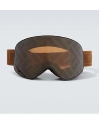 Fendi Logo Ski Goggles in Grey for Men | Lyst UK