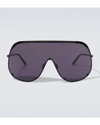 Rick Owens X Wrap-Around Sunglasses in Grey for Men | Lyst UK