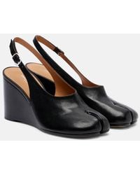 Maison Margiela Anatomic Leather Sandal in Black | Lyst UK