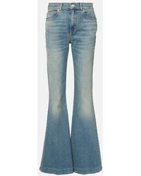 McQueen Flare Jeans in Blue | Lyst UK