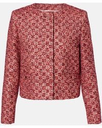 Gucci Supreme Gg Fabric Jacket in Green | Lyst UK