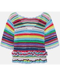 Ganni Top in Mettallic | Lyst DE