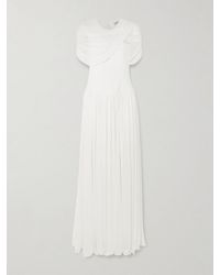 Jonathan Simkhai Nancie Draped Maxi Dress in Blue | Lyst UK