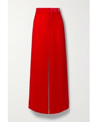 Tanya Taylor Kenia Wide Leg Pants in Brown | Lyst UK