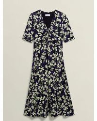 Hobbs Isabelle Midi Dress in Green | Lyst