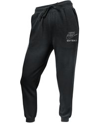 Nike Swoosh Softball Varsity Fleece Jogger Pants in Gray | Lyst