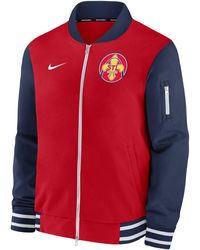 Nike St. Louis Cardinals Authentic Collection Full-zip Bomber Jacket in ...