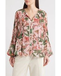 Kobi Halperin Sherrie Beaded Floral Top in Black | Lyst