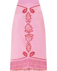 Eddy Kenz Skirt in Green | Lyst