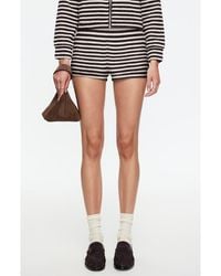 Lioness Bloom Stripe Knit Shorts in Blue | Lyst