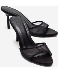 Prologue Shoes Monroe Stiletto Mesh Sandal in Brown | Lyst