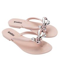 Melissa Harmonic Eclipse Flip Flop in Metallic | Lyst