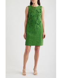 Tahari The Isabella Dress in Green | Lyst