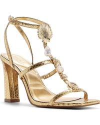 ALDO Taylar Sandal in Metallic | Lyst