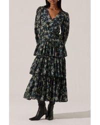 Astr Franchesca Dress in Black | Lyst