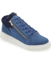 Love Rio Debbie Faux Fur Zip Sneaker | Lyst