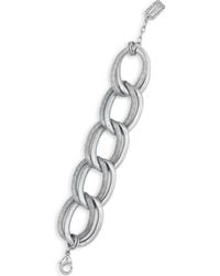 Karine Sultan Spiral Texture Bracelet in Metallic | Lyst