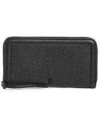Hobo International Max Large Leather Zip Around Wallet in Natural | Lyst