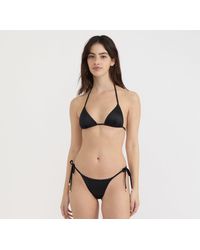 Organic Basics Solar Swim Triangle Bikini Top in Brown | Lyst