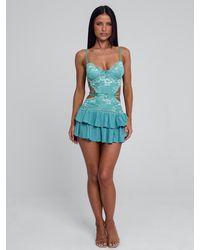 Outcast Clementine Mini Dress in White | Lyst UK