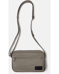 Pull&Bear Nylon Crossbody Bag in Black for Men | Lyst UK