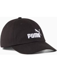 PUMA Ess No.1 Logo Baseball Cap Beige One Size in Grey | Lyst UK