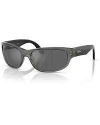 Ray-Ban Balorama Kids Bio-based Sunglasses Frame Green Lenses in Black ...