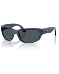 Ray-Ban Balorama Kids Bio-based Sunglasses Frame Green Lenses in Black ...