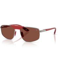 Ray-Ban Sunglasses Rb8329m Scuderia Ferrari Collection in Black | Lyst UK