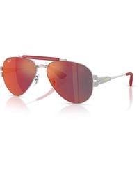 Ray-Ban Sunglasses Rb8329m Scuderia Ferrari Collection in Black | Lyst UK