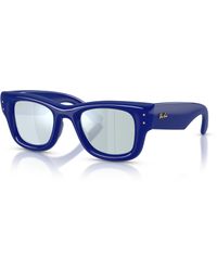 Ray-Ban Wayfarer Puffer Special Collection Sunglasses Frame Brown ...