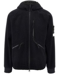 Stone Island Jacket Clothing in Black for Men | Lyst UK