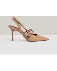 Reiss Hailey Leather Shoe in Brown | Lyst UK