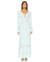 Asta Resort Fernanda Crochet Cardigan in White | Lyst UK