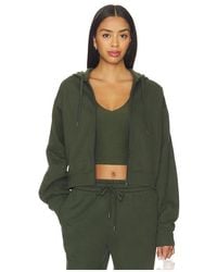 Beyond Yoga Unity Quarter Zip Hoodie in Grey | Lyst UK