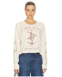 Daydreamer Game Day Meet & Greet Long Sleeve Top in Blue | Lyst UK