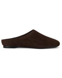Simon Miller Bubble Suede Mules in Brown | Lyst UK