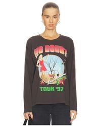 Daydreamer Nirvana Nevermind Smiley Merch Long Sleeve in Blue | Lyst UK