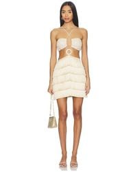 PATBO Crochet Bloom Skirt in Natural | Lyst