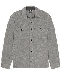 Faherty Inlet Knit Cpo Shirt in Blue for Men | Lyst UK
