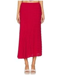 SOVERE Delilah Skirt in Red | Lyst