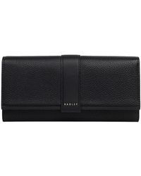 Radley Perfect Poppies Large Flapover Leather Wallet in Blue | Lyst UK