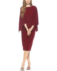 Alexia Admor Billie Sheath Dress in Brown | Lyst UK