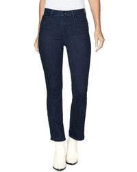 PAIGE Claudine High Rise Sleek Ankle Flare Jean in Blue | Lyst UK