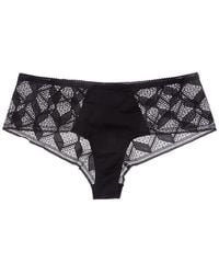 Passionata Rodeo Lace Shorty in Black | Lyst UK