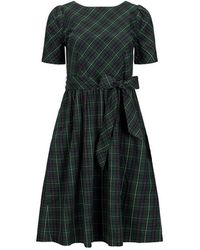 Hope & Henry Wrap Dress in Pink | Lyst UK